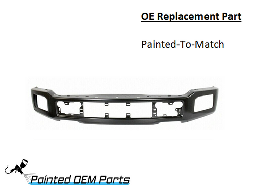 Painted 2018-2020 Ford F-150 F150 Front Bumper | OE Replacement