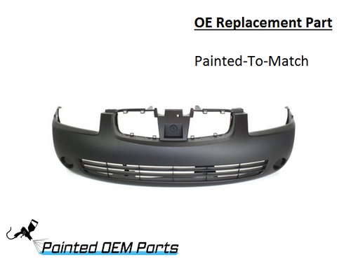 Painted 2004-2006 Nissan Sentra Front Bumper Cover | OE Replacement