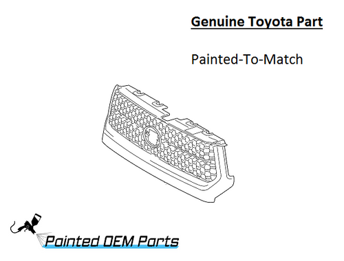 Painted 2018-2021 Toyota Tundra Front Grille | Genuine OEM