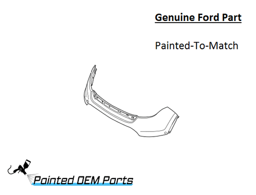 Painted 2011-2015 Ford Explorer Front Bumper Cover | Genuine OEM