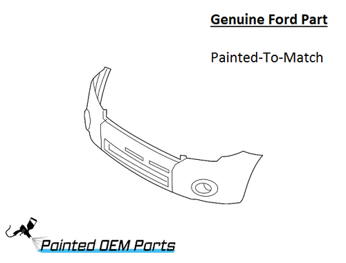 Painted 2008-2012 Ford Escape Front Bumper Cover | Genuine OEM