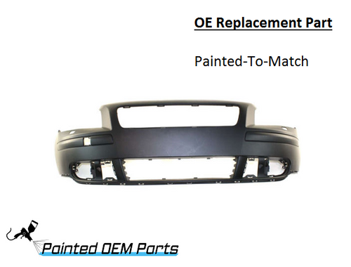Painted 2005-2007 Volvo V50 Front Bumper Cover | OE Replacement