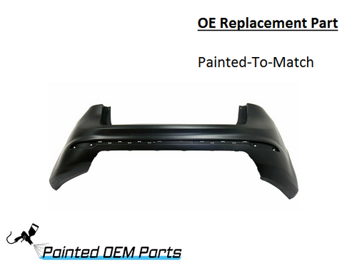 Painted 2014-2019 Ford Fiesta Sedan Rear Bumper Cover | OE Replacement