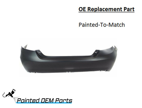 Painted 2015-2017 Toyota Camry Rear Bumper Cover | OE Replacement