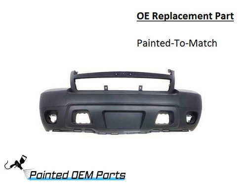 Painted 2007-2014 Chevrolet Tahoe Front Bumper Cover | OE Replacement