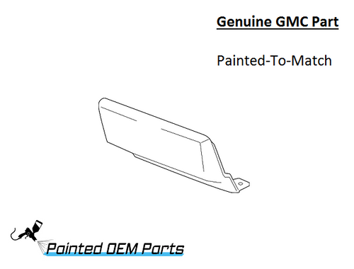 Painted 2015-2020 GMC Yukon XL Rear Hitch Cover | Genuine OEM