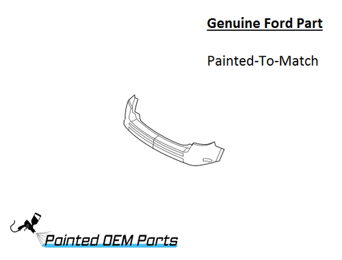 Painted 2007-2010 Ford Edge Rear Bumper Cover | Genuine OEM