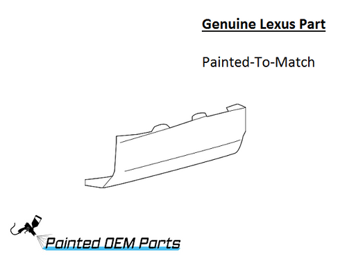 Painted 2003-2009 Lexus GX470 Rear Hitch Cover | Genuine OEM