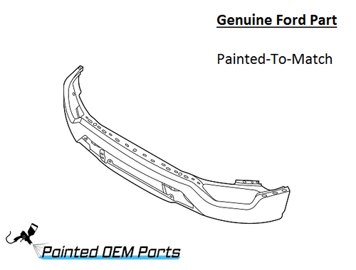 Painted 2021-2023 Ford F-150 F150 Front Bumper | Genuine OEM