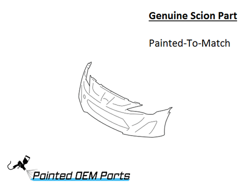 Painted 2013-2016 Scion FR-S FRS Front Bumper Cover | Genuine OEM