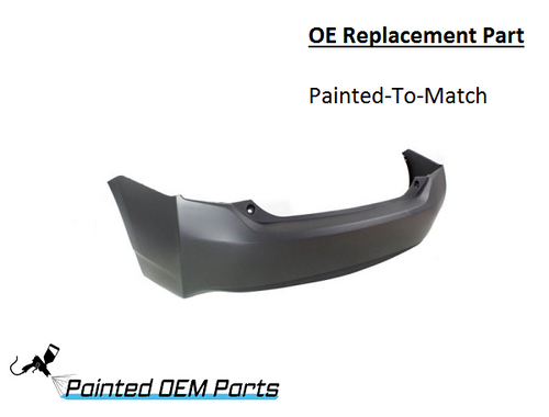 Painted 2010-2015 Toyota Prius Rear Bumper Cover | OE Replacement