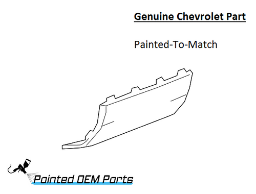 Painted 2018-2023 Chevrolet Traverse Rear Hitch Cover | Genuine OEM