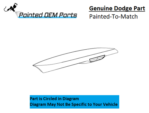 Painted 2011-2020 Dodge Durango Rear Spoiler | Genuine OEM