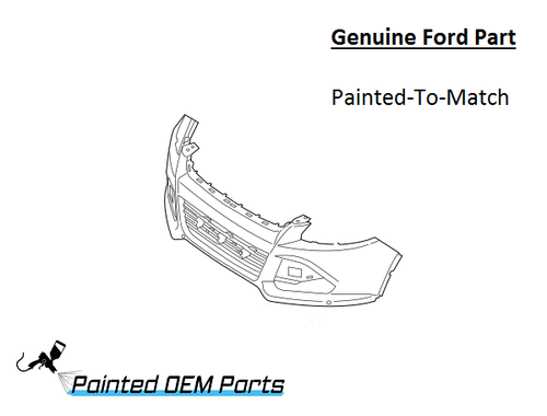 Painted 2013-2016 Ford Escape Front Bumper Cover | Genuine OEM