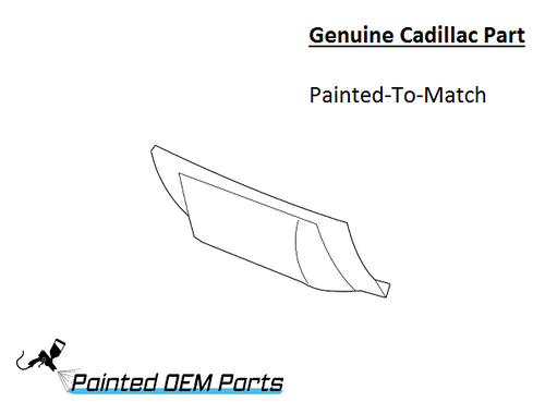 Painted 2007-2014 Cadillac Escalade Rear Hitch Cover | Genuine OEM