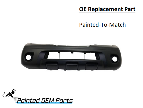 Painted 2009-2021 Nissan Frontier Front Bumper Cover | OE Replacement