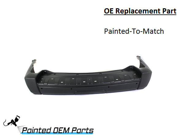 Painted 2006-2008 Jeep Commander Rear Bumper Cover | OE Replacement ...
