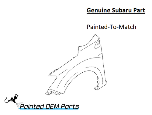 Painted 2015-2021 Subaru WRX Front Fender | Genuine OEM