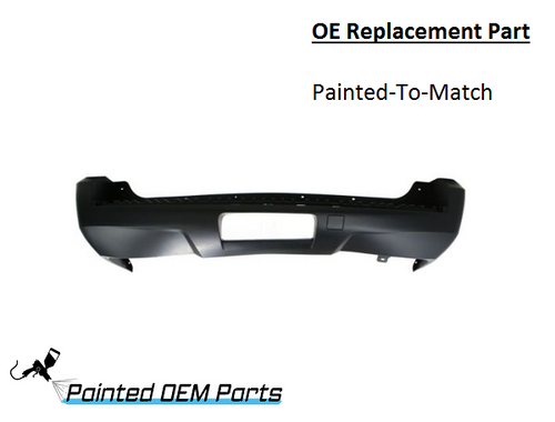 Painted 2007-2014 Chevrolet Tahoe Rear Bumper Cover | OE Replacement