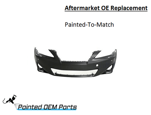 Painted 2011-2013 Lexus IS250 IS350 Front Bumper Cover | OE Replacement