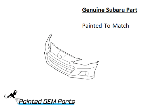 Painted 2013-2016 Subaru BRZ Front Bumper Cover | Genuine OEM