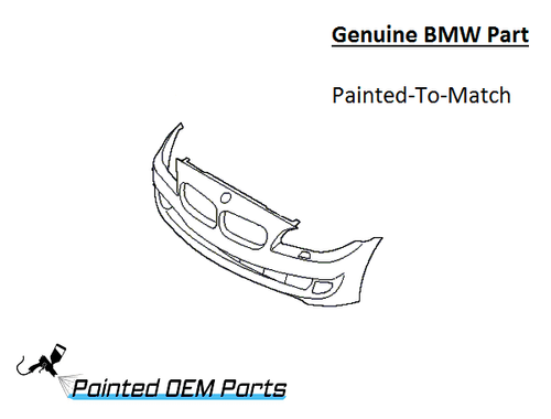 Painted 2014-2016 BMW 5 Series 528 535 550 Front Bumper Cover | Genuine OEM