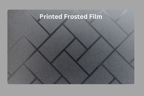 Print on Frosted and clear film | www.indesignplus.com