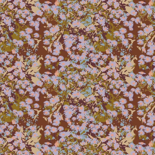 Emily | rust (textile) | solidandpattern