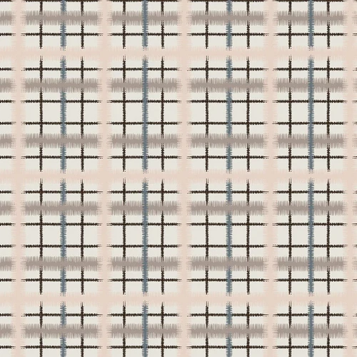 Squiggle Tartan Grand | powder (wallpaper) | solidandpattern