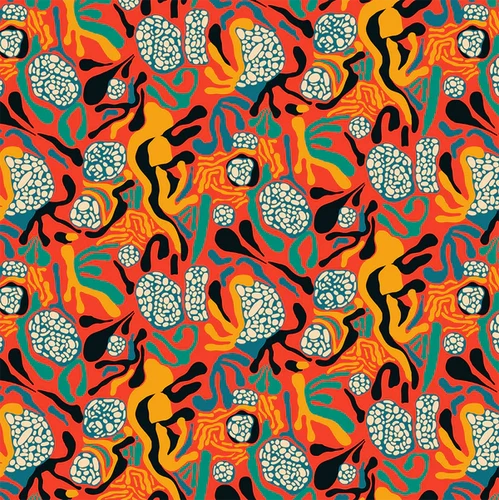 Marble | flame (wallpaper) | solidandpattern