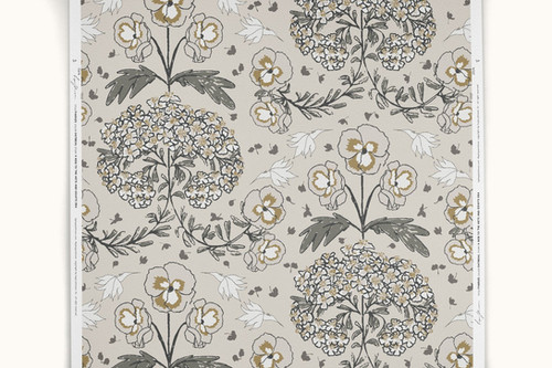 Pansies | oatmeal | solidandpattern