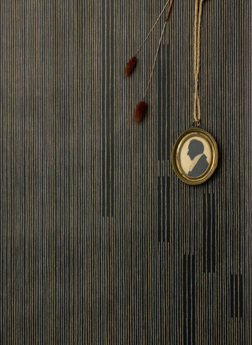 Tailor | black + taupe (wallpaper) | solidandpattern