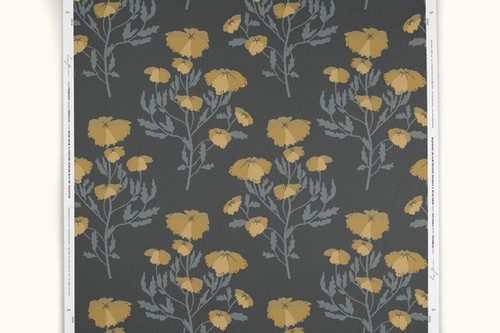 Primrose | charcoal | solidandpattern