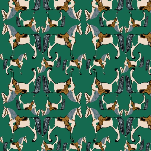 Billy | green (wallpaper) | solidandpattern