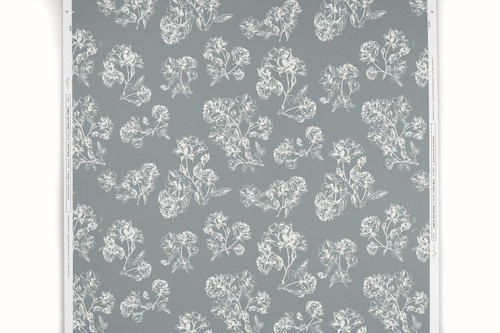 Knock Out Roses | slate blue | solidandpattern