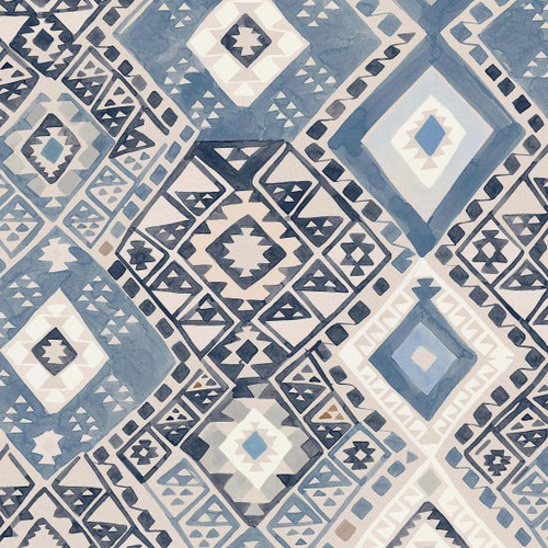 Kilim | blue oasis (wallpaper) | solidandpattern