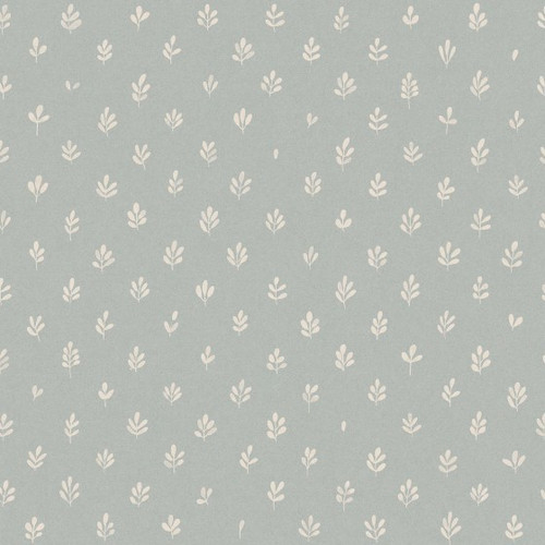 Mughal Leaf (wallpaper) | heavenly blue | solidandpattern