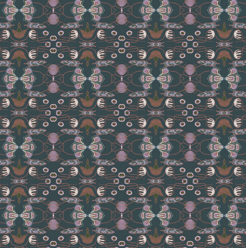 Meliora | blue (wallpaper) | solidandpattern