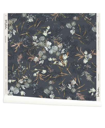 Meadow | blue on paperweave | solidandpattern