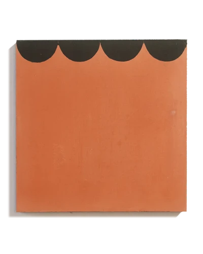 Coquette | black + terracotta fringe | solidandpattern