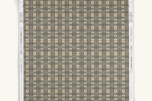 Painterly Gingham | gravel | solidandpattern