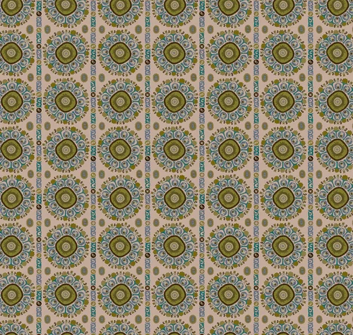 Suzani | olivine (wallpaper) | solidandpattern