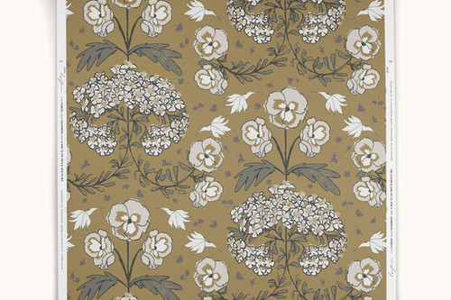 Pansies | goldenrod | solidandpattern