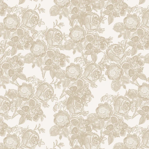 Scarlett | wheat (wallpaper) | solidandpattern