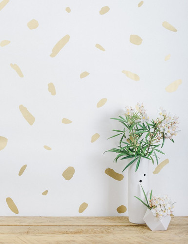 Pas de Trois | gold on cream | solidandpattern