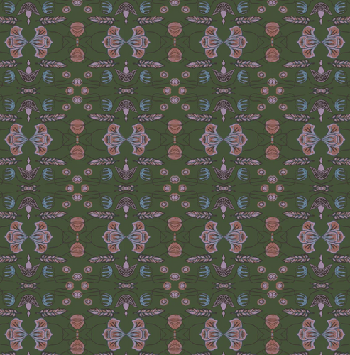 Meliora | green (wallpaper) | solidandpattern