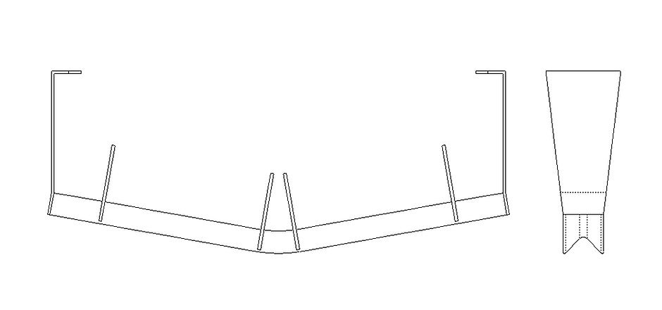 2 Roll Angle Iron Return Frames | NC Idlers