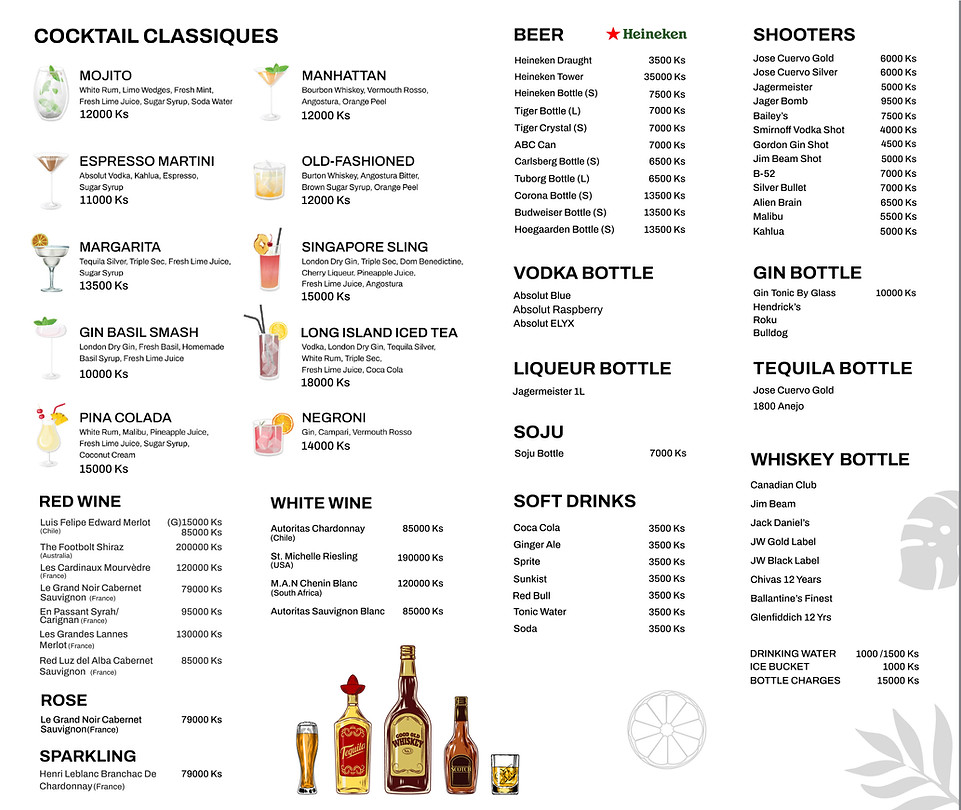 House of Booboo Menu | Booboo Cafe