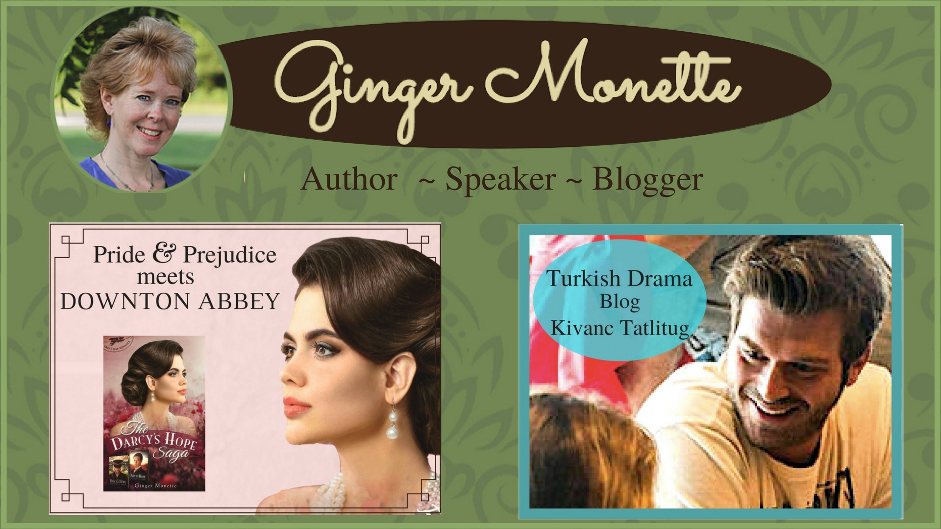 Ginger Monette | Author Jane Austen Fan Fiction | Kivanc Tatlitug blog
