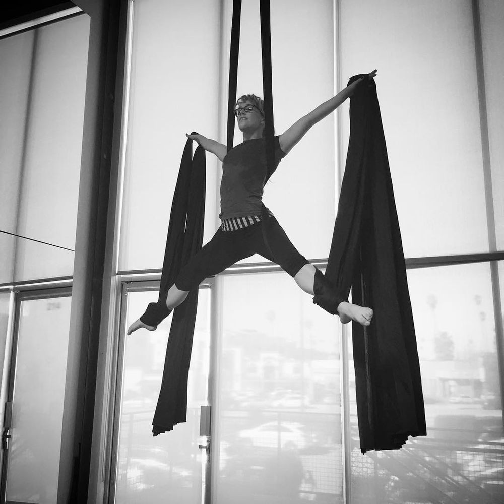 How to Photograph Yourself Doing Aerial.